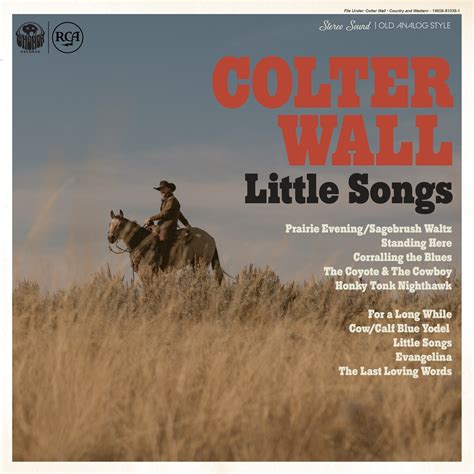 Little Songs By Colter Wall Album Western Reviews Ratings Credits