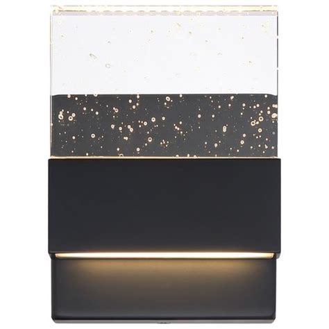 62 1511 Nuvo 62 1511 Ellusion Led Small Wall Sconce 15w Matte Black