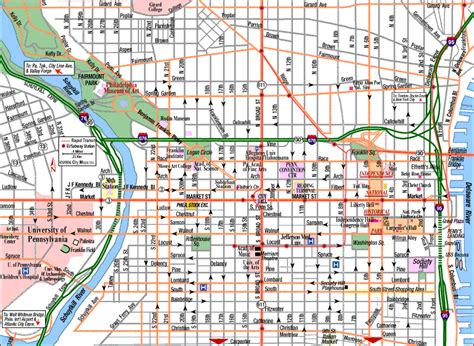 Philadelphia Map Explore The City Of Brotherly Love