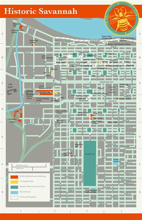 Scad Campus Map