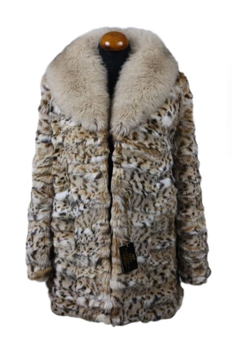 Lynx Fur Coat And Fox Shawl Collar Skandinavik Fur