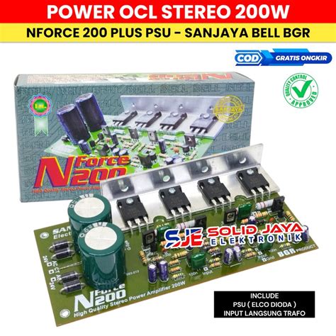 Jual Kit Power Stereo 200w Nforce N Force N200 Plus Psu Sanjaya Bell