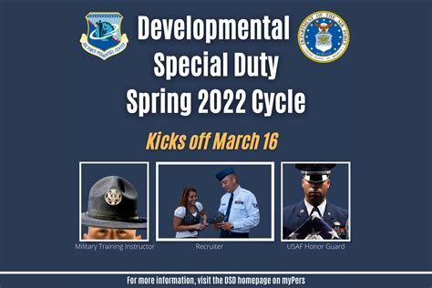 Two Part Dsd Spring Cycle Kicks Off March 16 Air Forces Personnel