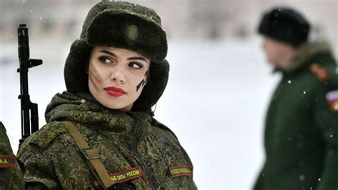 Russian Army Holds Pageant For Female Soldiers