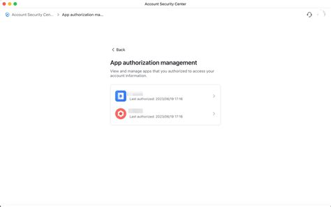 Revoke App Authorization