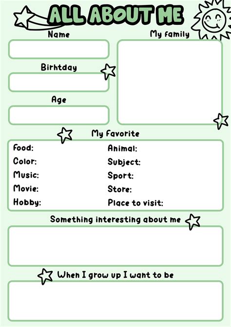 Classroom Getting To Know You 15 Free Pdf Printables Printablee