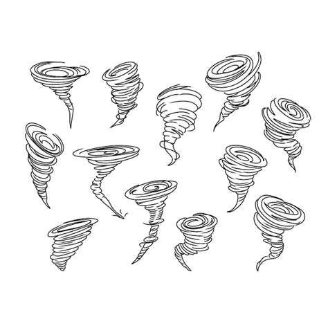 Realistic Tornado Coloring Pages