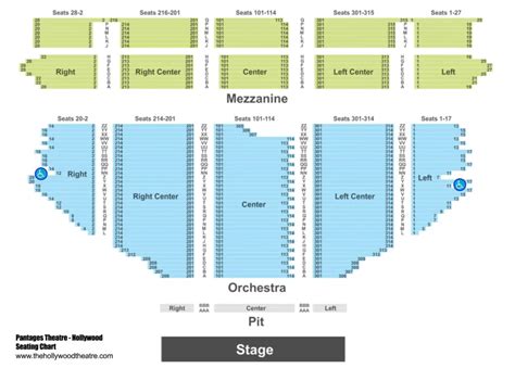 Ticket Information Hollywood Pantages Theatre Hollywood La
