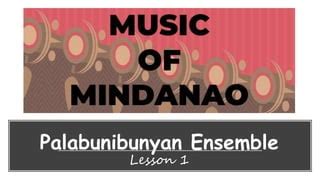 Unit Iii Music Of Mindanaopptx