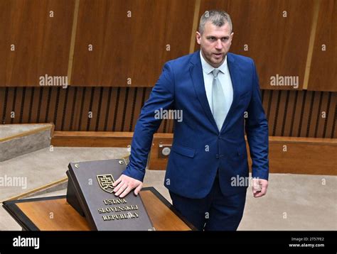 Slovak Member Of Parliament Filip Kuffa Pictured And Newly Elected Members Take Oath In Slovak