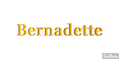 Bernadette Name Animated  Logo Designs