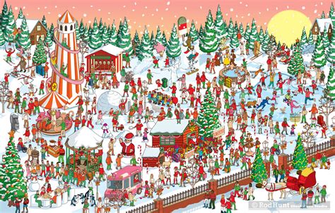 Wheres Waldo Christmas Printable Free Printable Hq