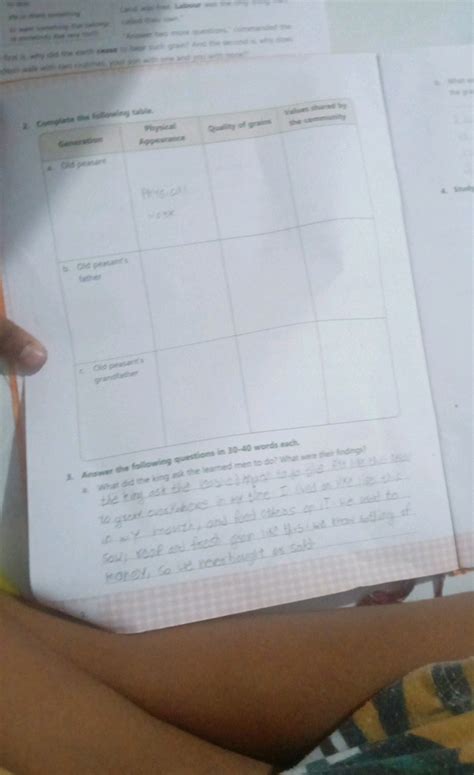 2 Complete The Following Table Generation Physical A