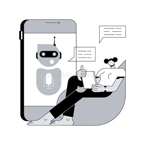 Chatbot Assistant Isolated Cartoon Vector Illustrations Stock Vector Illustration Of Chatbot