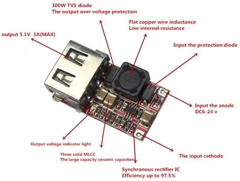 Buy Dc To Dc V To V Usb Output Step Down Power Charger Buck Converter