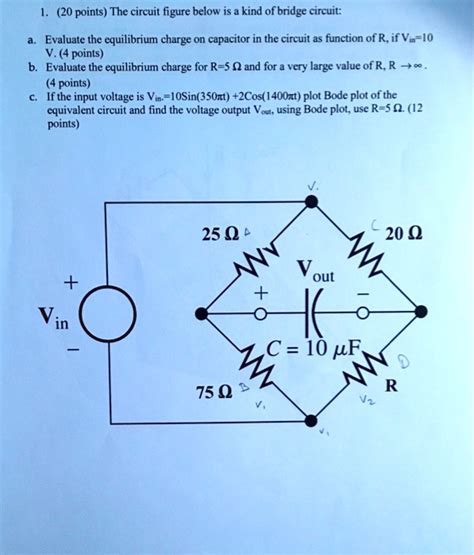 120 Pointsthe Circuit Figure Below Is A Kind Of Bridge Circuit A