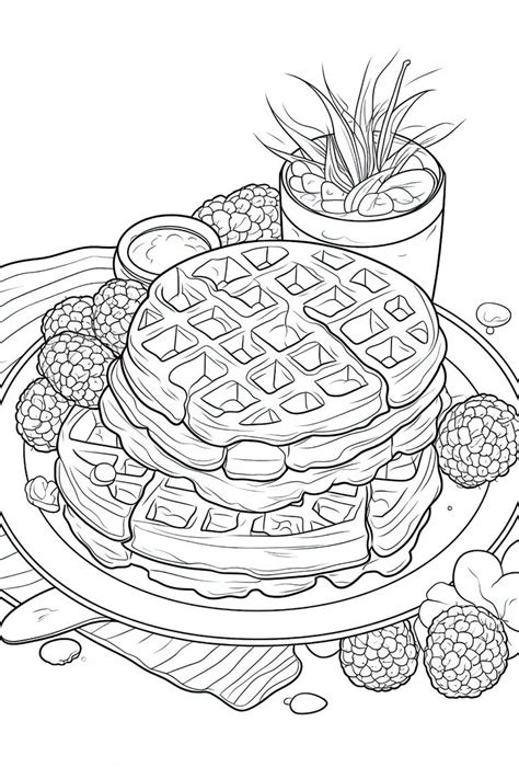Dessert Coloring Book For Adults 50 Delicious Desserts And Sweet Treats Illustrations Disegni