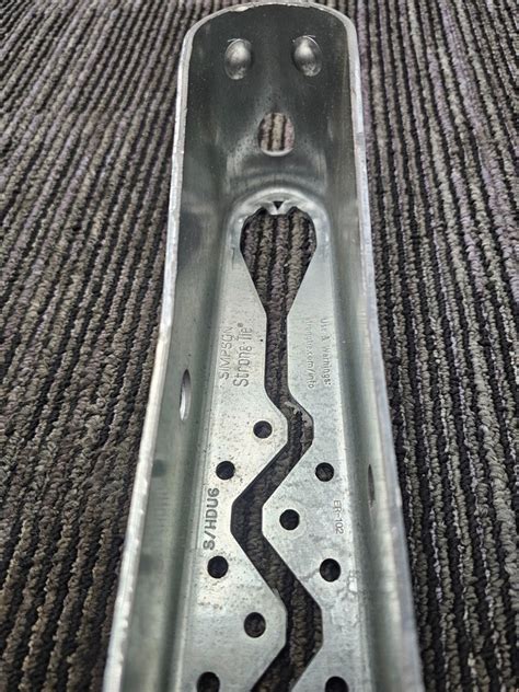 Simpson Strong Tie Shdu6 10 38 In Light Gauge Steel Holdown Ebay
