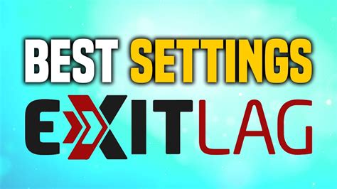 The Best Settings For ExitLag Get Better Ping WORKING YouTube
