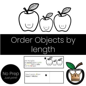 Order Objects By Length No Prep By 1nce Upon A T Cher TPT