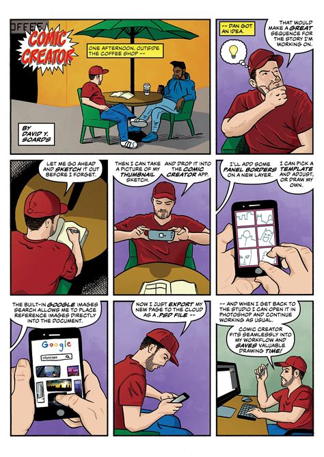 Designing The Comic Creator Mobile App By David Y Soards Prototypr