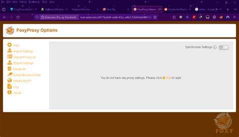 Warning For Foxyproxy Users Rfirefox