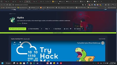 Tryhackme Hydra بالعربي Youtube