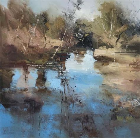 Claire Wiltsher Dizzy Heights Contemporary Abstract Landscape Oil