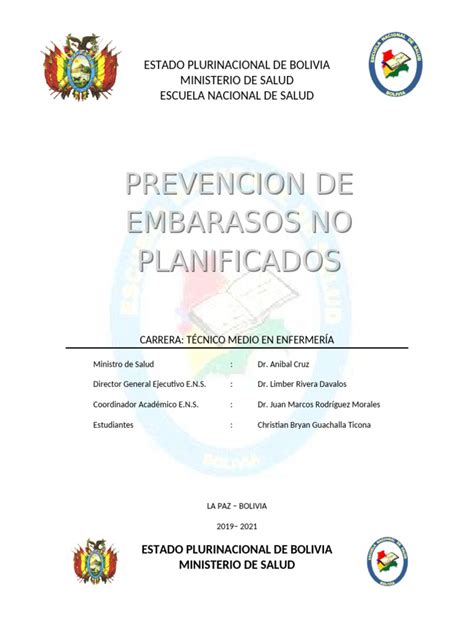 Proyevto De Christian Licoma Pdf Control De La Natalidad Muerte