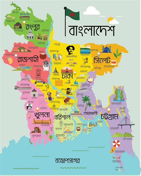 Bangladesh Map On Behance