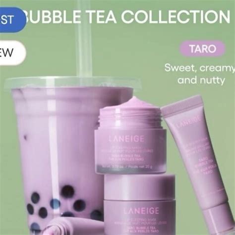Laneige Makeup Laneige Lip Sleeping Mask Taro Bubble Tea Lip Glowy