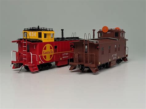 Santa Fe Peaked Roof Cabooses From Class One Model Works Railroad