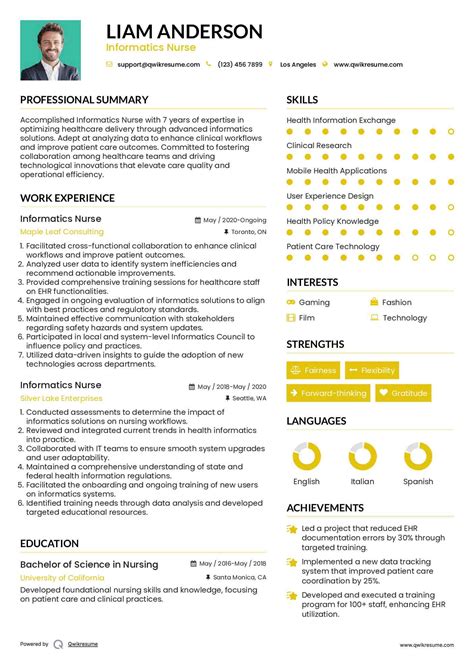 10 Informatics Nurse Resume Samples And Templates For 2026