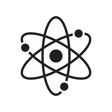 Atom Or Proton Nucleus Science Technology Molecular Sign Symbol