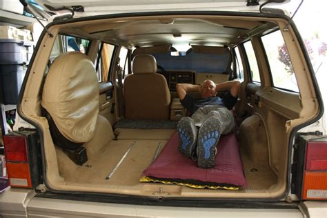 Ode To An Ancient Jeep Sleeping And Camping In A 1995 Jeep Cherokee Suv Rving