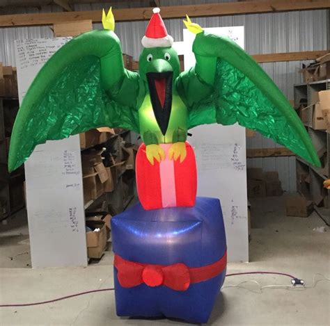 8ft Gemmy Airblown Inflatable Christmas Animated Pterodactyl Prototype Ebay Blow Up