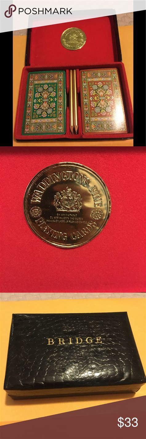 Waddingtons Playing Cards Waddington Playing Cards Black And Red