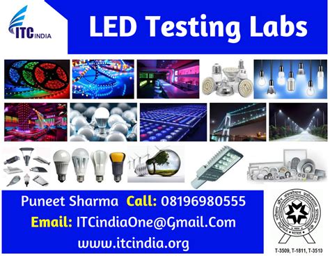 Led Testing Labs Led Testing Laboratories Itc India Electrical