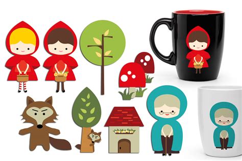 Little Red Riding Hood Graphic By Revidevi · Creative Fabrica
