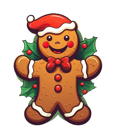 Ai Generated Christmas Gingerbread Man Ai Generative 35534526 Png