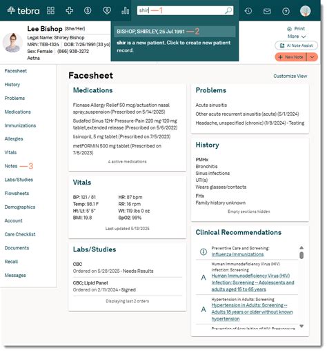 Navigate Patient Notes Tebra Help Center