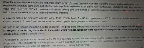 Solved Show The Equations Calculations And Numerical Values Chegg