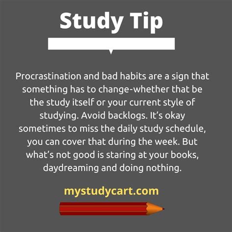 Study Tips To Avoid Procrastination And Backlog