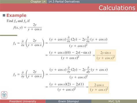 ppt partial derivatives of a function of two variables powerpoint