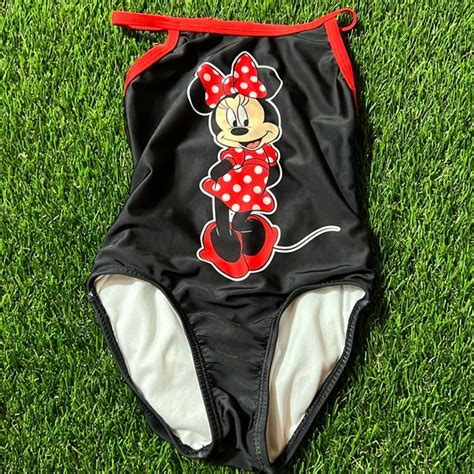 Disney Swim Disney Girls Minnie Mouse One Piece Swimsuit Poshmark