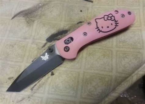 Pin By 𝖘 ☯︎︎ On Pink Pretty Knives Knife Aesthetic Hello Kitty