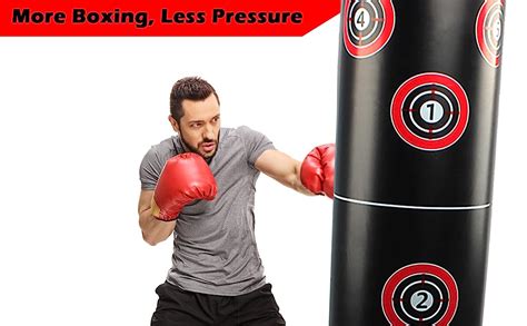 Saco De Boxeo Con Soporte Para Adultos Bolsa De Boxeo De Pie Para