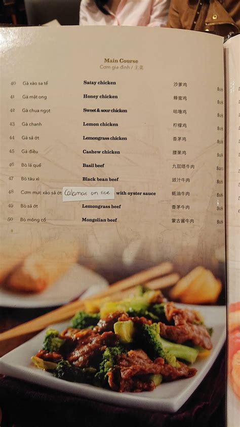 Menu At Bún Ngon Restaurant Springvale