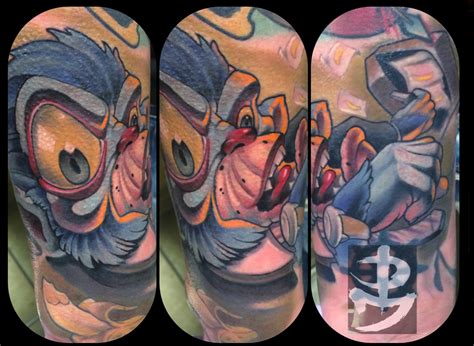 Goin Ape By Picasso Dular Tattoonow