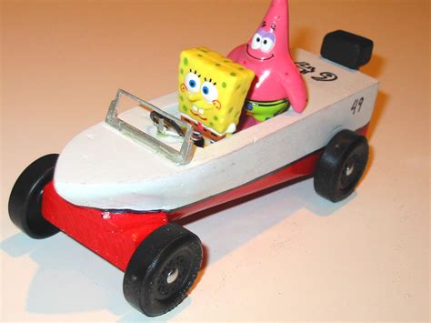 My Boatmobile Pinewood Derby Car R Spongebob